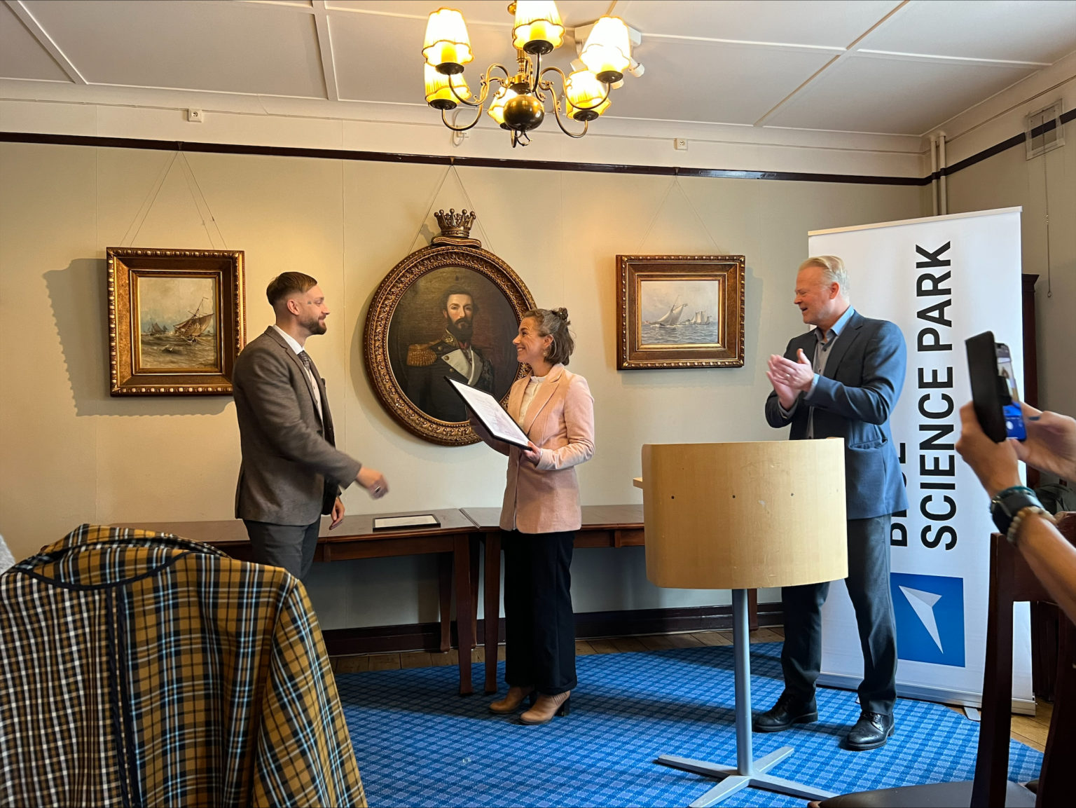 Blue Science Park stod värd för prisutdelning av innovationspriset från ...