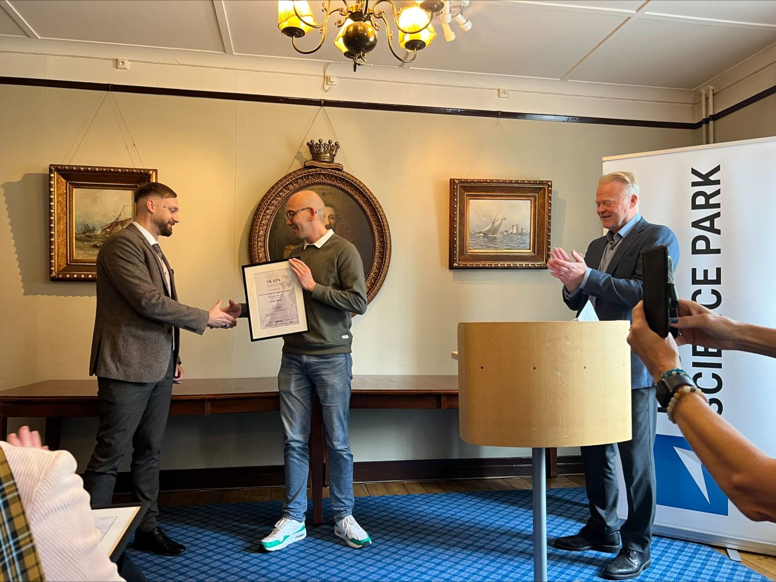 Blue Science Park stod värd för prisutdelning av innovationspriset från ...